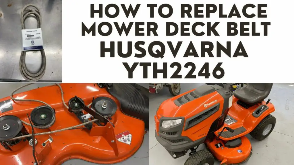 Mower Deck Belt Replacement - Outside Gear