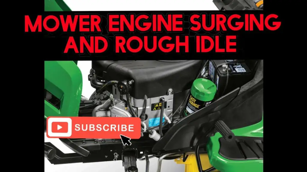 Mower Engine Surging At Idle - Outside Gear